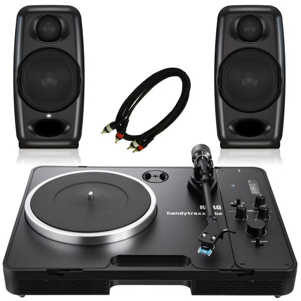 ステレオ・スピーカー内蔵、ポータブルなデザイン、そして単3形電池によるバッテリー駆動により、どこにいても豊かで温かみのある音楽体験を提供。各パーツは音質を最優先に作り上げられており、精密で安定した回転を実現するアルミ・ダイキャスト製のプラッ...