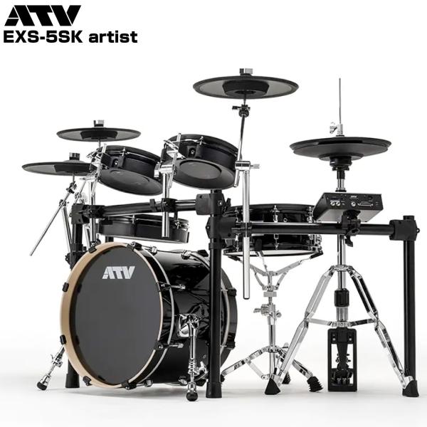 ATV電子ドラム 「EXSシリーズ」 は、独自の高音質な音源モジュールと、繊細なATVテクノロジーを搭載した各パッドにより、「もっと上手く叩きたい」 というドラマーの願いを叶えます。リアルなレスポンスと表現力豊かなサウンドが、プレイヤーの成...