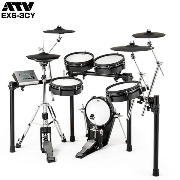 ATV電子ドラム 「EXSシリーズ」 は、独自の高音質な音源モジュールと、繊細なATVテクノロジーを搭載した各パッドにより、「もっと上手く叩きたい」 というドラマーの願いを叶えます。リアルなレスポンスと表現力豊かなサウンドが、プレイヤーの成...