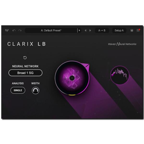 注意事項：47ミリ秒のレイテンシーを誇るClarix LBは、ライブブロードキャストやストリーミングに最適ですが、会場でのライブコンサートのオーディオには適していません。また、高度なニューラルネットワークを実行する必要があるため、Clari...