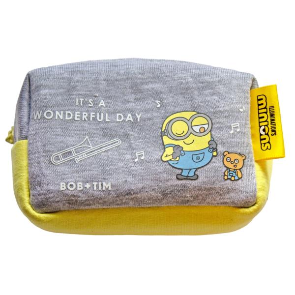 【以下対応不可　北海道 沖縄 離島 】出荷方法のご希望によっては開封しサイズを調整して出荷する場合がございます。ミニオン Bob+Tim 　マウスピース用スウェットポーチ 柄がトロンボーン柄ですが、マウスピースサイズが同じユーフォニアム用と...