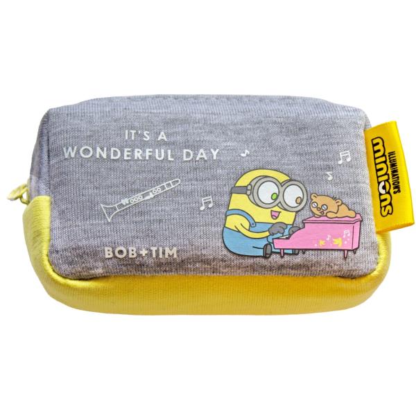 【以下対応不可　北海道 沖縄 離島 】出荷方法のご希望によっては開封しサイズを調整して出荷する場合がございます。ミニオン Bob+Tim 　マウスピース用スウェットポーチ MCL ミニオン Bob+Tim マウスピースポーチ クラリネット ...