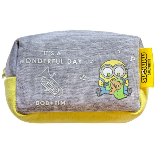 【以下対応不可　北海道 沖縄 離島 】出荷方法のご希望によっては開封しサイズを調整して出荷する場合がございます。ミニオン Bob+Tim 　マウスピース用スウェットポーチ 柄がユーフォニアム柄ですが、マウスピースサイズが同じトロンボーン用と...