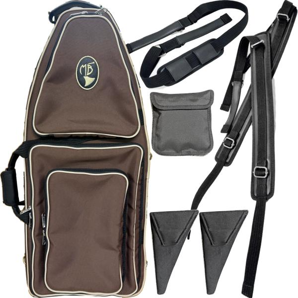 【以下対応不可　北海道 沖縄 離島 代引き】特注で作成したオリジナルカスタマイズ商品。通常の4ピースのファゴットが収納可能なケースです。ジェントルマンタイプは収納不可。プロにも愛用が多い高級ケース。ファイバー製セミハードケースで 頑丈さと品...