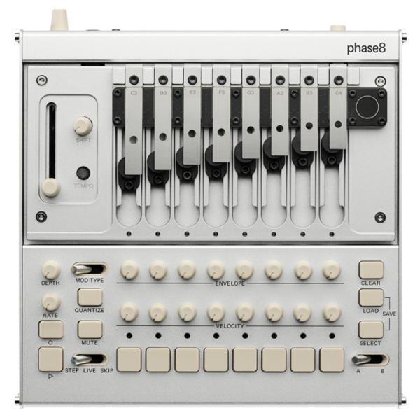 アコースティック・シンセシスによる、触れて生まれるサウンドphase8 は、物理世界が持つ音の豊かさと、精密な電子制御を融合させた、8ボイスのアコースティック・シンセサイザーです。エンベロープ、シーケンス、アナログ・ウェーブフォールディング...