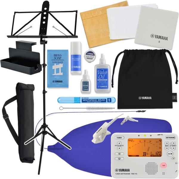 サステナビリティの観点から、不要なプラスチック系素材の使用量を削減した商品です。パッケージはありません。セットの内容は変わりませんが、画像とカラーや仕様が異なる場合がございます。(返品交換不可)トランペットは定期メンテナンスも必要とされる楽...