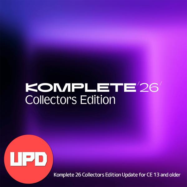 Komplete 26 Collectors Edition Update for CE 13 and older本製品はアップデート版です。本製品は以下の製品をお持ちの方のみご利用いただけるアップデート版です。・Komplete Coll...