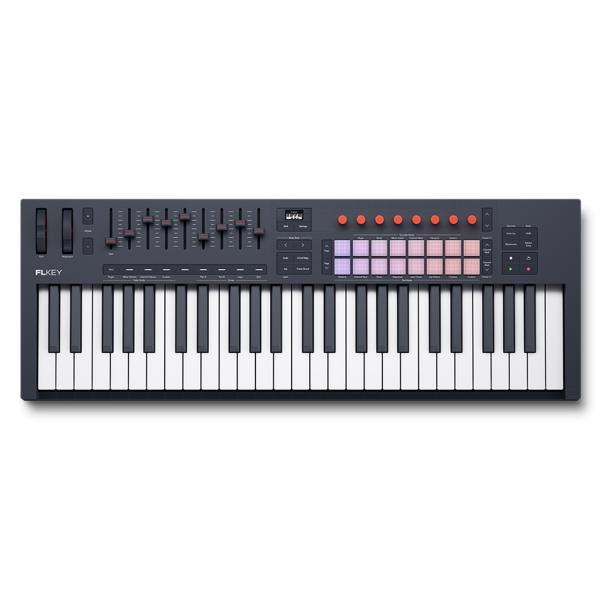 ビートメイクもミックスも、この一台で。FL Studio専用、フル機能の49鍵コントローラー［商品概要］FLkey 49は、ビートのスケッチからトラックの完成まで、音楽制作をスムーズに行えるFL Studio専用キーボード・コントローラー。...