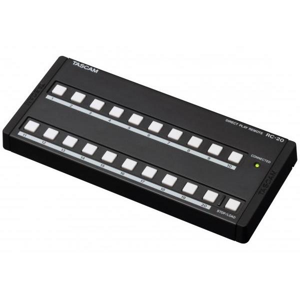RC-20は、CDプレーヤー CD-500、CD-500B のポン出し（フラッシュスタート）リモートコントロールを可能とする、ダイレクトプレイリモートコントローラーです。20トラックのポン出しに対応し、ローコストなポン出しシステムを構築可能...