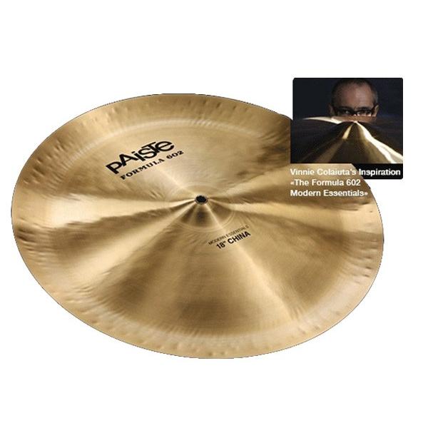 ■メーカー：PAISTE（パイステ）■シリーズ：FORMULA 602 MODERN ESSENTIALS■タイプ　：チャイナ■サイズ　：22インチ■特徴　　：品の良いチャイナサウンド。※このシンバルシリーズはハンドメイドのため、生産工程や...