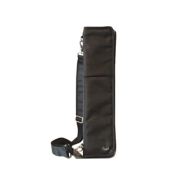 ショルダーストラップ付き、シンプルなスティックバッグブラックカラー