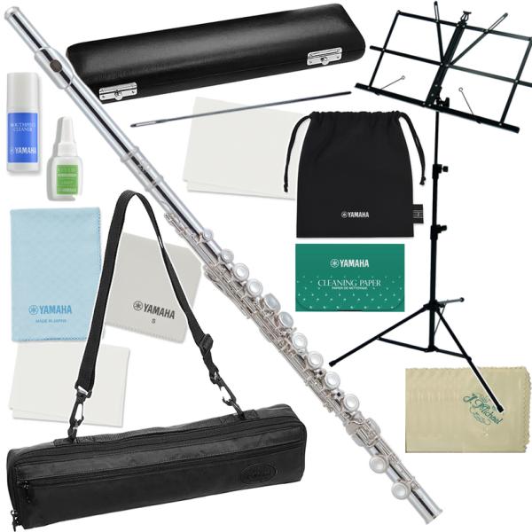 【以下は対応不可　北海道 沖縄 離島 代引き 同梱】一般的なフルートは最低でも8万円前後が相場の楽器で低価格帯の楽器は精度が低く 調整検品も価格相応。それらと同じクオリティ 吹奏感ではありません。仕様が画像と異なる場合あり。美しい輝きの銀メ...