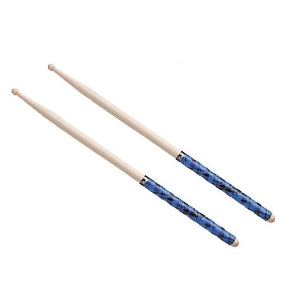 テニスラケットや野球のバットのグリップ部にも採用されている手にしっくりと馴染む素材を使用した、スティックの滑りを防ぐテープ。2ペア入り。※画像のスティックは別売です。