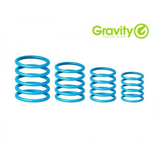 Gravity ( グラビティー ) GRP5555 BLU1　スカイブルー (Deep Sky Blue)■ Gravityスタンド用 ユニバーサルリングパック スカイブルーPOPな差し色。[内容]15mm×　5個、20mm×　5個、25...