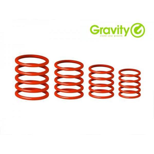 Gravity ( グラビティー ) GRP5555 RED1　レッド (Lust Red)■ Gravityスタンド用 ユニバーサルリングパック レッド自分専用デザインで3倍頑張りたいあなたへ。[内容]15mm×　5個、20mm×　5個、...