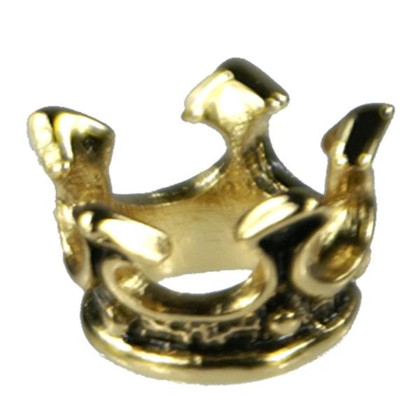 クラウンのアクセサリーパーツです。手作りストラップの材料や、手作りピアスなどのパーツとしてお使いいただけます。サイズ直径：1.5cm高さ：1cm材質鉛フリー