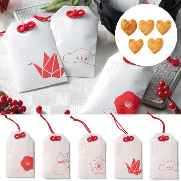 ■食品の為当店からの注文確定メール後のキャンセルは承れません■こちらは単品のみのお求めは10個よりご注文を受け付けております。御守りのように寄り添い、福をもたらす縁起の良いモチーフがはいったシンプルで大人可愛いお守り。ウェディングシーンでゲ...