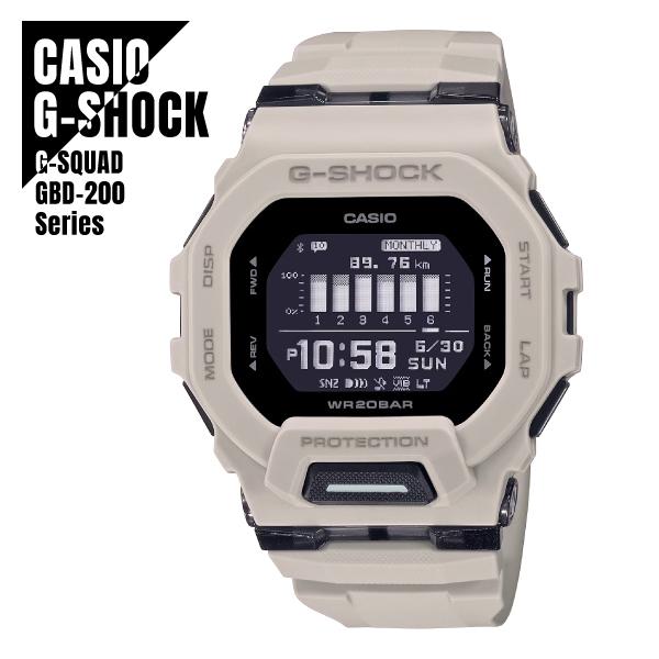 CASIO カシオ G-SHOCK Gショック G-SQUAD Gスクワッド スマートフォンリンク Bluetooth通信 GBD-200UU-9 腕時計 メンズ---------------------------------------...