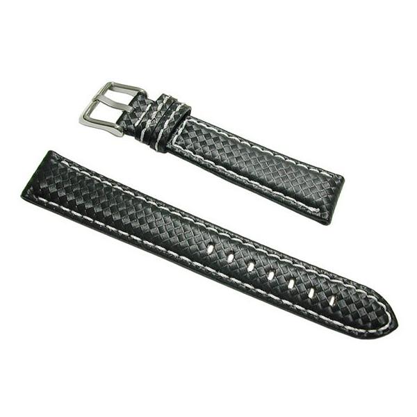 商品説明　・取り付け幅-尾錠幅　18-16mm、20-18mm、22-20mm、24-22mm　・剣先側長さ　約120mm　・尾錠側長さ　約73mm（尾錠を含まない。）　・厚さ　約4mm注意事項　・バネ棒は付きません。　・尾錠は銀色となります。