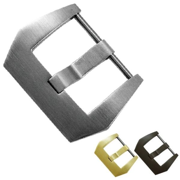 PANERAI（パネライ）時計ベルト向けバックルです。パネライ時計ベルトにご使用いただけます。※下記時計ベルト以外の商品につきましては、ベルトの厚み、ベルトの形状などにより、ご利用頂けませんのでご注意くださいますようお願い致します。MARI...