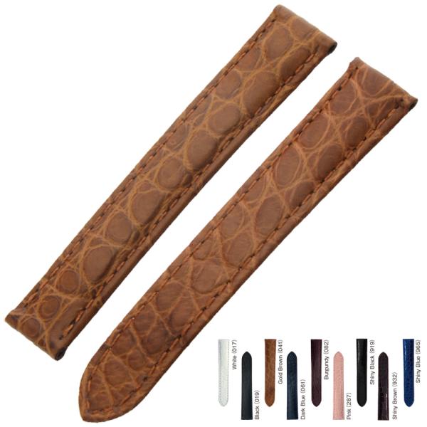 「CARTIER（カルティエ）のTANK（タンク）」対応のモデルです。上質な玉符のマットアリゲーターを使用しています。※尾錠は付属しておりません。※※専用Dバックルをご使用下さい。※純正バックルは付属しておりません。素　材：アリゲーター（ワ...