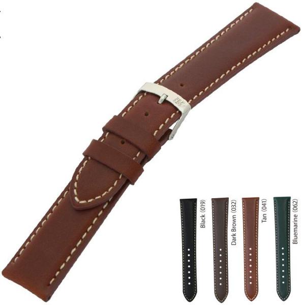 ビンテージ感のあるカーフに生成りのステッチを施した時計ベルトです。落ち着いた風合いの5色での展開となっております。素　材：カーフ（牛革）カラーBlack/ブラック(019)　Dark Brown/ダークブラウン(032)　Tan/タン(04...