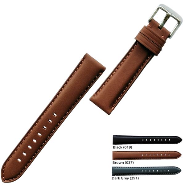 しっかりとした厚みがありながら、やわらかいソフトカーフレザーを使用したベルトです。腕なじみがよく、ハンドメイドの細かい縫い目が腕周りをシャープに見せることができます。ベルト交換が簡単な、クリッカー加工（無料）可能です。ご希望の方はクリッカー...