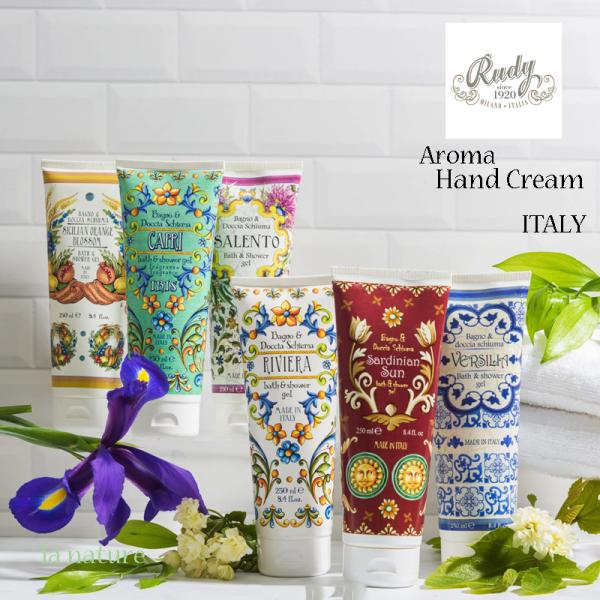-La Maioliche ラ・マヨルカ Hand Cream ハンドクリーム-アロエベラエキスとオリーブオイル配合の持ち運びにも可愛いハンドクリーム。しっかりと保湿しながら、心地よい香りがほのかに残ります。ブランド名・Rudy La Ma...