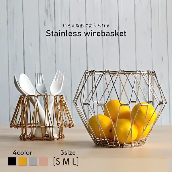 ■ カラーブラックゴールドシルバーピンクゴールド■ スペック[Mサイズ]上部直径：約 17cm下部直径：約 11.5cm最大直径：約 31cm重量：約 225ｇ素材：ステンレス