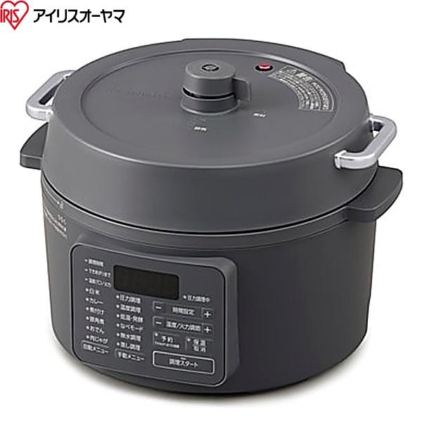 アイリスオーヤマ [IRISOHYAMA] 電気圧力鍋PC-MB3-H電気圧力鍋 3L グレーです。カラー: グレー
