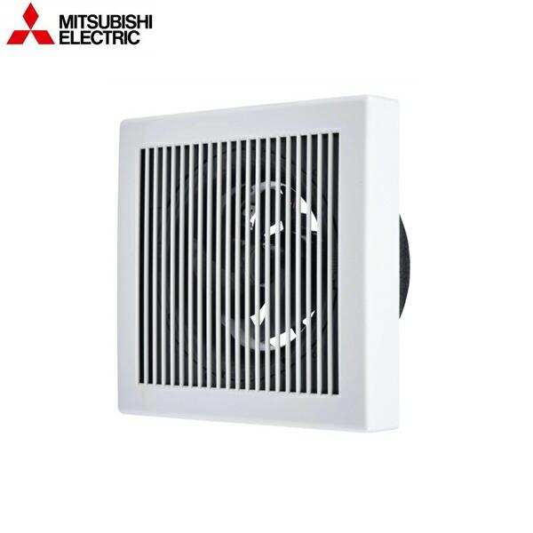 三菱電機［MITSUBISHI］パイプ用ファン 24時間換気機能付V-12PLD8接続パイプ：φ150mmサイレントウェーブレットファン角形格子グリル用途：居室・トイレ・洗面所外形寸法(高さ×幅×奥行)：210×210×111mm本体入切ス...