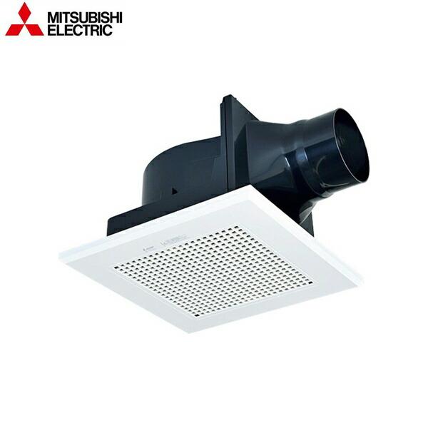 三菱電機［MITSUBISHI］ダクト用換気扇 BL認定品VD-13ZSC14-BLサニタリー用ファン低騒音形風圧式シャッターグリル部と羽根部にデュアルバリアマテリアル採用接続パイプ：Φ100mm埋込寸法：215mm角ボディ：プラスチックフ...