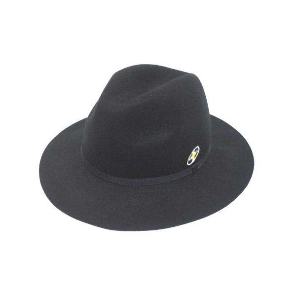 WATERFALL×帽子専門会社とのコラボによって生まれたレコードワッペンつば広ハット（通常のものよりつばが広いためややフェミニンかつ70Sヒッピー仕様なイメージに見えます）。秋冬商品。秋コーディネートの定番。クリスマス、誕生日のギフトやプ...