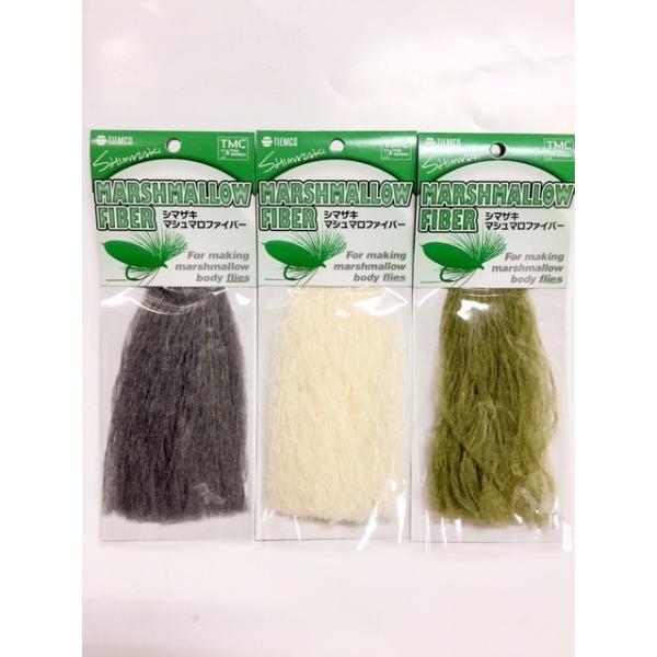 中空構造と撥水加工で抜群の浮力、マシュマロ系専用マテリアル 最近、再び注目を浴びるようになったマシュマロフライ用のファイバーです。有名なマシュマロピューパやシケーダーなどの大型テレストリアルで多数の大物の実績があり、大物キラーのフライを作る...