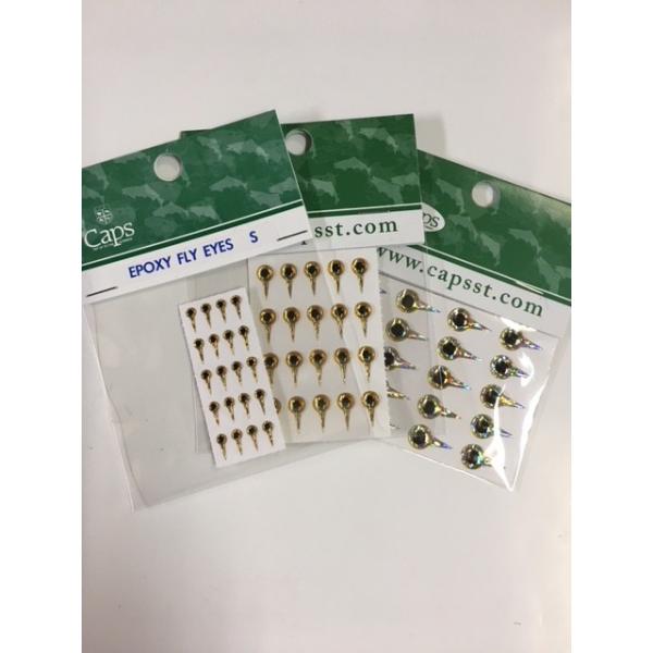 アイをスレッドで固定できるよう、タイイング部分を持つアイです。三角形の部分をスレッドで巻きとめてください。※アイの直径■S＝3mm■M＝5mm■L＝7mm