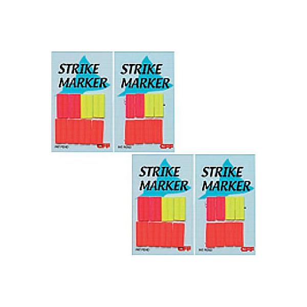 両面シールタイプになっていますので、ティペットを挟んで貼り付けて下さい。管理釣り場などで【タナ】が一定の場合、非常に有効です。また、少し大き目のマーカーを買っておき、半分に切って数個取り付けるのも効果的です。