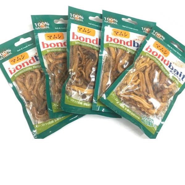 ボンドベイト（bondbait）は高品質・高栄養の生エサをフリーズドライ製法によって真空凍結乾燥させた100％天然成分の釣り餌です。投げ釣りで抜群の威力を発揮するマムシは、強烈な匂いを発する事から愛用者が多いのですが、活き餌の確保が難しく長...