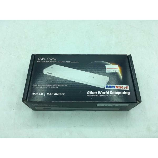 ストレージケース OWCMAU3ENVOY12Mac Bool Air 2012モデル用SSDを内蔵可能なSSDケース LEDランプによりアクセス状態の確認が可能 Samsung製Apple純正SSD専用として設計されています 未開封のまま...