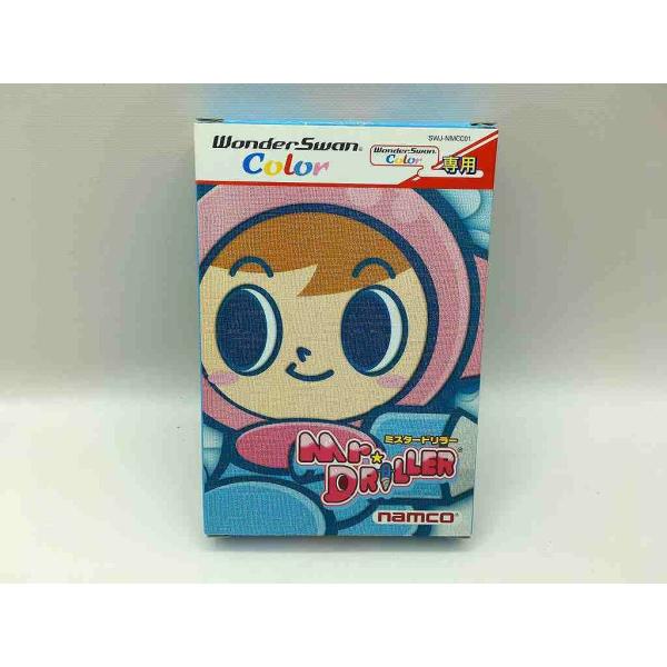 ナムコnamcoワンダースワンカラーソフトミスタードリラーオープニングロード確認しました付属品：外箱/内箱/取説※主な付属品を記載するようしております。中古品の特性上、全ての付属品の正確な記載が難しいため詳細は掲載の写真にてご確認ください。...