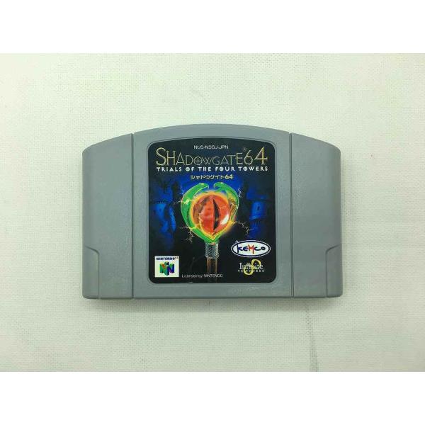ケムコKEMCOニンテンドー64ソフトシャドウゲイト64TrialsofTheFourTowerオープニングロード確認しました外箱欠品コンディションレベル：B（並品）在庫お問合せ先：【ワットマンテック横浜朝比奈店】045-780-1574