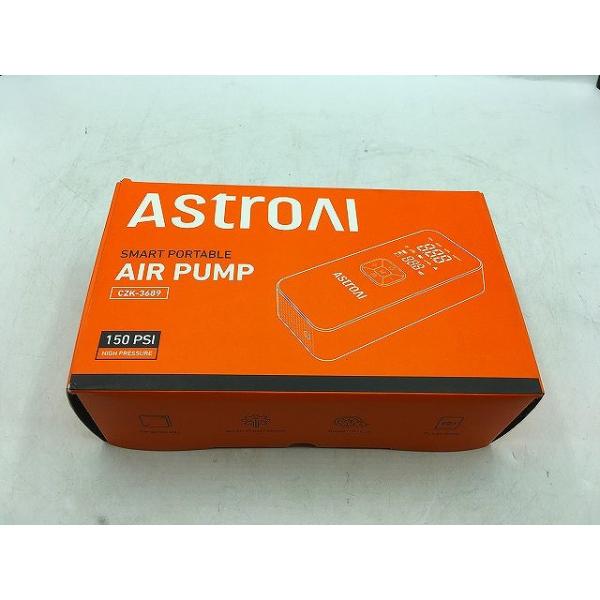 スマートエアポンプ CZK-3689設定圧になると自動停止します 単位はPSI、Bar、Kpa、ｋｇ/?から選択が可能 表示の上段にはリアルタイムの圧が表示されます付属品：完備※主な付属品を記載するようしております。中古品の特性上、全ての付...