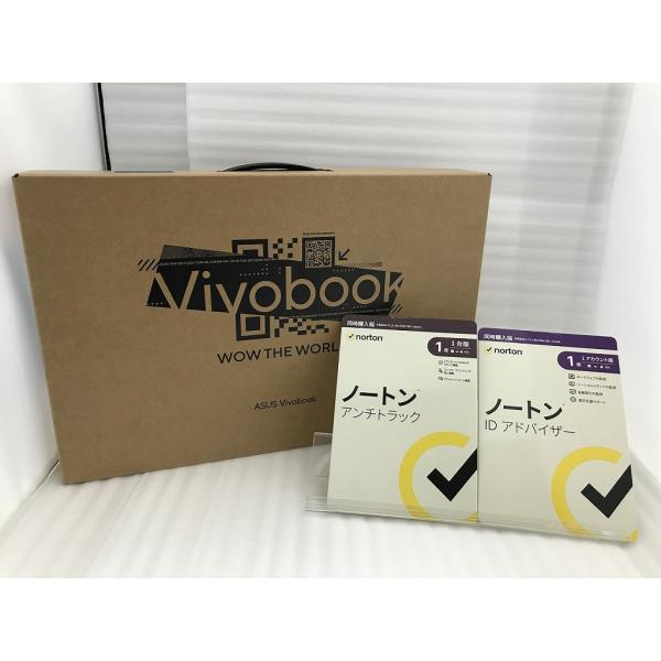 シリアル番号：T7N0CV16Z213300ノートパソコンVivobookGo142025年モデル未開封/未使用品ですノートンアンチトラック＆IDアドバイザー(どちらも未開封)がセットで付属していますOS:Windows11HomeCPU:...