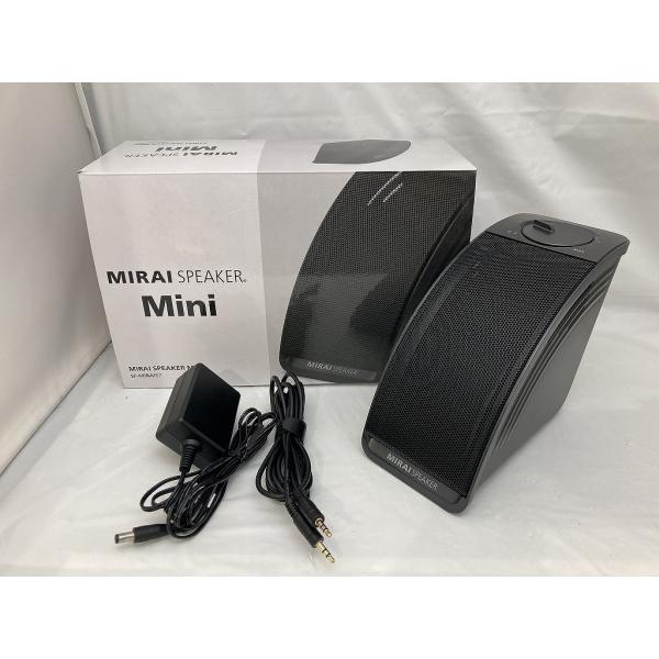 シリアル番号：14924100674MIRAISPEAKERＭiniテレビの音を聞えやすくするスピーカー最大出力：18W(モノラル）入力：ミニプラグ（約2m）電源：ACアダプタサイズ：?20奥行きx9幅x15.4高さcm付属品：箱ACアダプ...