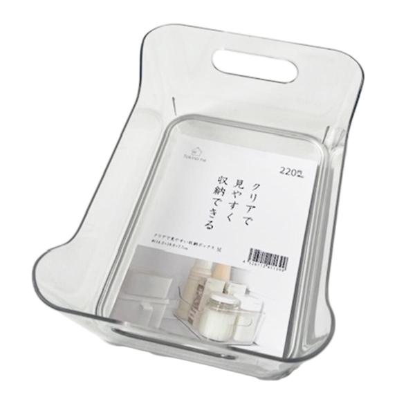 クリアな冷蔵庫収納ケースです。耐冷：約-10度、耐熱：約60度【サイズ】約14.2×19.8×7.7cm【材質】ポリエチレンテレフタレート【JAN】4526112411399【パッケージサイズ】142×198×77mm【関連キーワード】
