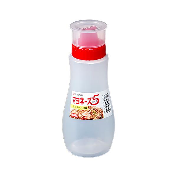 こちらの商品ページは大量購入・まとめ買い専用ページです。こちらの商品は、マヨネーズの移し替え容器です。穴が５つ空いていて、細い線状でマヨネーズを出すことができます。たこ焼きや好み焼きなどにかけるのにも便利で、５本ラインでマヨネーズをトッピン...