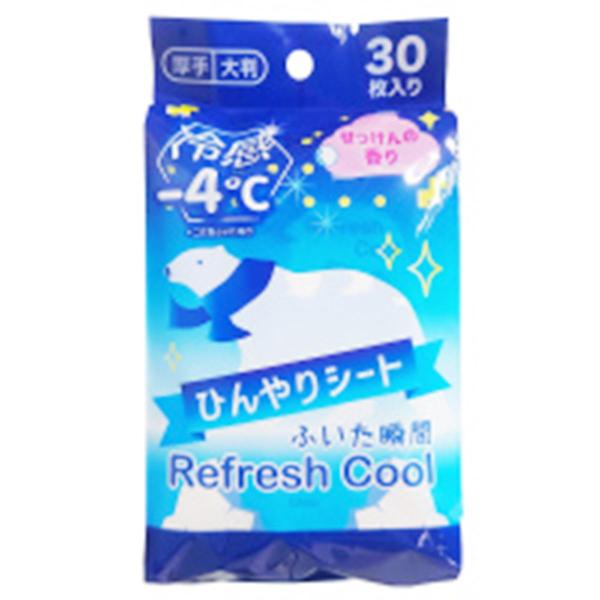 拭くだけで肌温度が4℃下がるひんやりシートです。たっぷり30枚入りなので気兼ねなく使用できます。30枚。【材質】不織布、プラ【JAN】4972453418274【パッケージサイズ】45×92×175mm【関連キーワード】