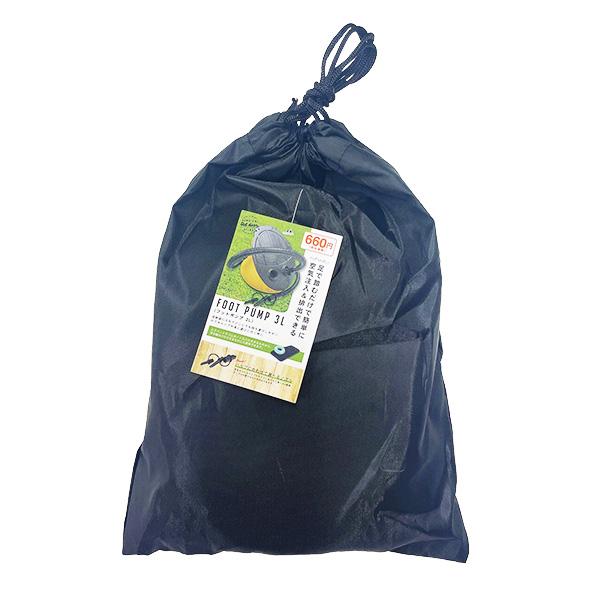 【アイテム説明】給気と排気兼用のフットポンプです。しっかりと空気を送り込めるサイズ感ですが、使用しないときにはコンパクトに収納できます。【サイズ】本体：約22×16×8cmホース：約全長104cm【材質】ポリプロピレン【JAN】496898...