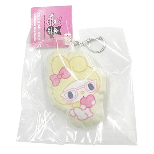 マイメロ50周年のクッションキーホルダーです。やわらかいので、カバンや手さげに付けても、カバンを傷つけにくいです。【材質】ポリエステル【JAN】4582364534330【パッケージサイズ】170×135×35mm【関連キーワード】マイメロ...