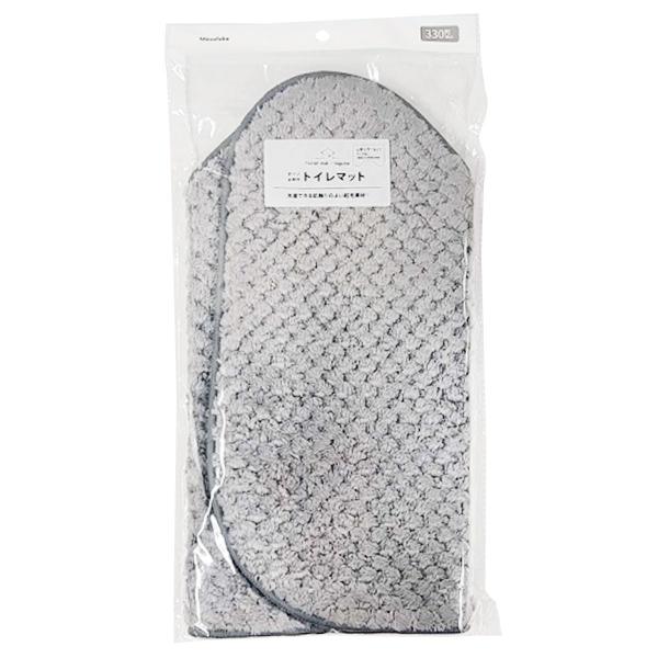 【アイテム説明】こちらのアイテムは、洗濯できる肌触りの良い起毛素材で作ったトイレマットです。【サイズ】（約):350×500mm【材質】表地:ポリエステル100%  中材:ポリウレタン100% すべり止め:塩化ビニル樹脂【JAN】45735...