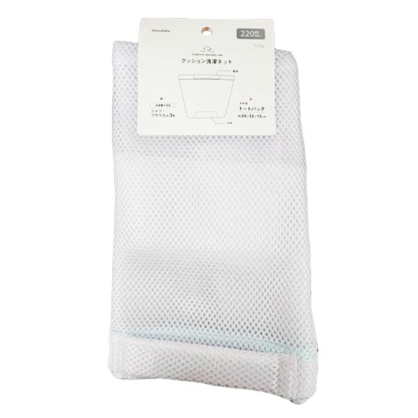 【アイテム説明】細かいメッシュで糸くずなどの侵入を防ぐクッション洗濯ネットです。マチ付きのトートバッグ型。【サイズ】約20×32×15cm【材質】ネット:ポリエステル【JAN】4573553197825【パッケージサイズ】45×175×32...